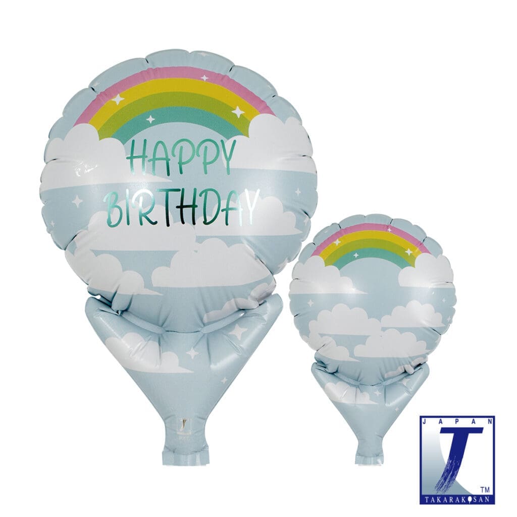 Upright Round 5" Birthday Rainbow - TakaraTec